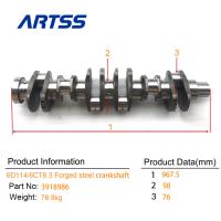 China High Quality Manufacturer 3917320 3918986 3904363 3917443 6CT 6CT8.3 6D114 Forged steel Crankshaft For Excavator Spare P for sale