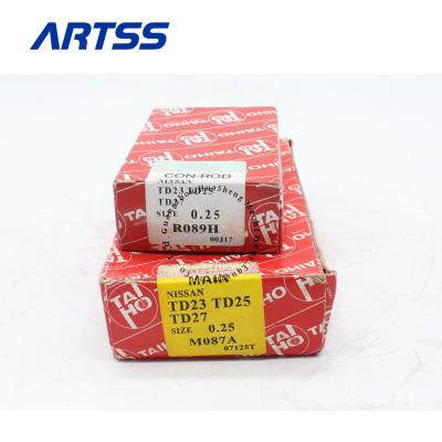 China NISSAN TD23 TD25 Main Con Rod Bearing Increase 0.25 Machinery Engine Parts for sale