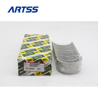 China 6D10 6D11 Con Rod Bearing STD Mitsubishi Machinery Engine Parts for sale