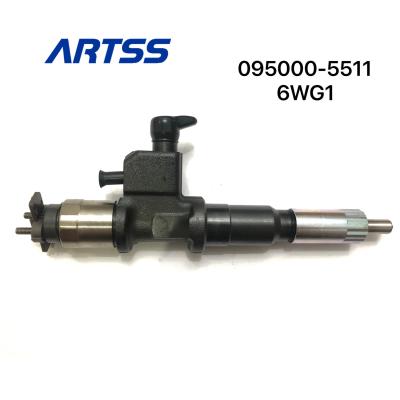China 6WG1T Common Rail Fuel Injector Assy 095000-5511 8-97603415-2 For ZAX470-3 Excavator Engine Parts for sale