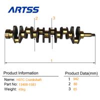 China High Quality Manufacturer 13400-1583 H06C H07C H07CT Casting iron Crankshaft For Hino Excavator Spare Parts for sale