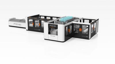 China 140packs/Min HMI Automatic Towel Wrapper Machine F-T8 Double Layers for sale