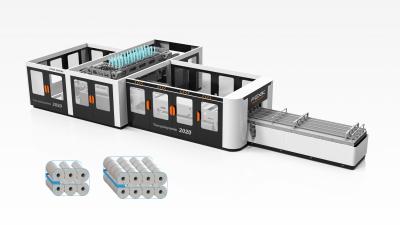 China 30 Microns Paper Roll Wrapping Machine 500L/ Min LDPE 380V 50Hz for sale