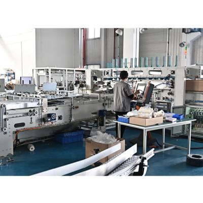 China 3 Lanes LDPE Tissue Jumbo Roll Rewinder 18KW FEXIK for sale