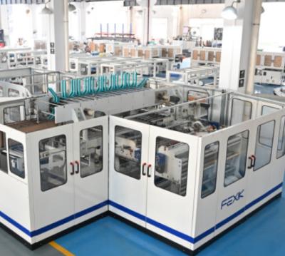 China HMI LDPE Paper Towel Wrapper Machine Toilet Tissue F-T8 4 Lanes for sale