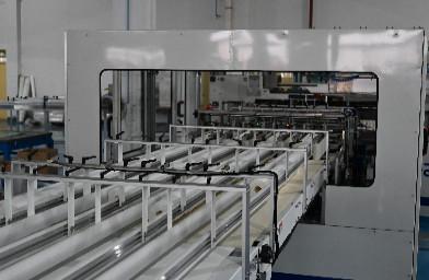 China 30min Paper Roll Packing Machine , ISO9001 Tissue Packing Machine for sale