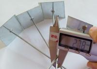 China 200mm Galvanized Steel Self Stick Insulation Hangers For Hvac Ductwork for sale