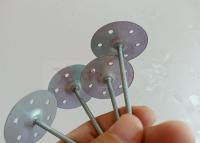 China 80mm Perforated Insulation Pins Round Head To Secure Insulation Foam Board for sale