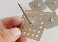 China 63mm Perforated Insulation Hangers Fixing Insulation Material To Wall & Ceiling for sale