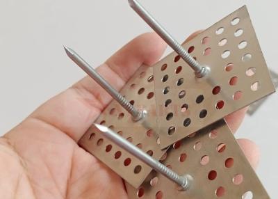 China 50mm Stainless Steel Perforated Insulation Fixing Pins For Attaching Insulation Materials for sale