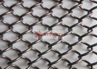 China Aluminum Stainless Steel Copper Metal Coil Drapery Mesh For Interior Decoration for sale
