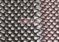 China Aluminum Stainless Steel Copper Metal Coil Drapery Mesh For Interior Decoration for sale