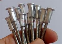 China M3*75mm Bi-Metallic Cd Stud Welding Pins With Aluminum Flange For Sheet Metal Fabrication for sale
