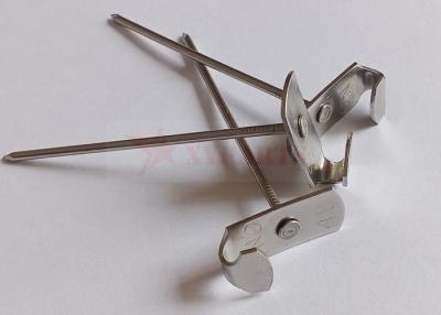 China 2mm Square Head Lacing Anchors 63mm Length With Self Locking Washers for sale