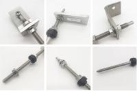 China Al6005 T5 Solar Tile Roof Hook For Various Metal Roof Solar System Installation for sale