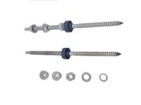 China Al6005 T5 Solar Tile Roof Hook For Various Metal Roof Solar System Installation for sale