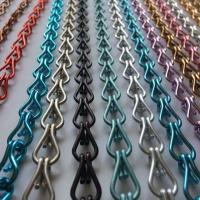 China Colorful Aluminum Chains Curtain As Space Divider For Hotel Decoration for sale