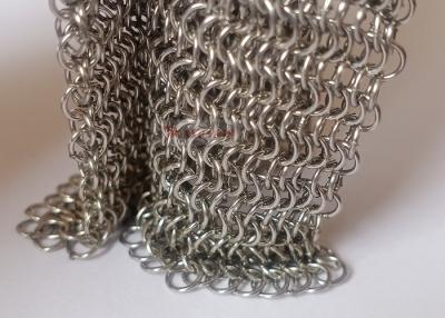 China Weld Stainless Steel Chainmail Wire Mesh For Room Curtain for sale