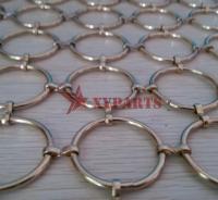 China Metal Ring Mesh Linked With S Hook As Partition Curtain For Interior Decoration for sale
