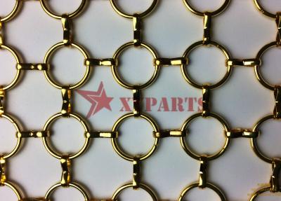 China Metal Ring Mesh Linked With S Hook As Partition Curtain For Interior Decoration for sale