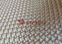 China 0.53mm X 3.81mm Room Divider Chainmail Curtain For Body Security for sale