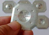 China 32mm Galvanized Steel Insulation Speed Clips Square For Ss Lacing Anchors for sale