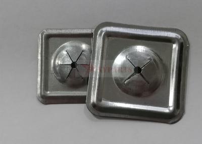 China 38mm Galvanized Steel Metal Insulation Speed Clips Square Type Use With Insulation Fastener for sale