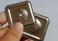 China 38mm Metal Self Locking Washers Square Type For Insulation Pins for sale