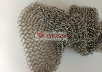 China Welded Type Stainless Steel Chain Mail Ring Mesh Drapes By 7mm Mesh for sale