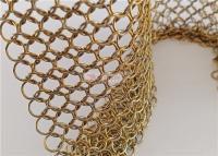 China Stainless Steel Ring Mesh Closures For Shopping Center 0.8x7mm for sale