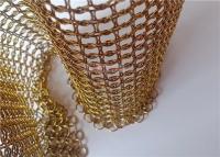China Stainless Steel Ring Mesh Closures For Shopping Center 0.8x7mm for sale