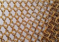 China Stainless Steel Ring Mesh Closures For Shopping Center 0.8x7mm for sale