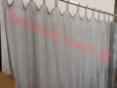China Height 4.5m Width 25m Electric Drive Unit Special Ring Mesh Closure In Stainless Steel for sale