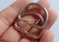 China 25x30mm Metal D Rings For Fabrication Of Removable Insulation Blanket for sale