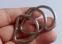 China 25x30mm Metal D Rings For Fabrication Of Removable Insulation Blanket for sale