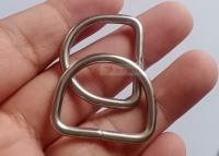 China 25x30mm Metal D Rings For Fabrication Of Removable Insulation Blanket for sale