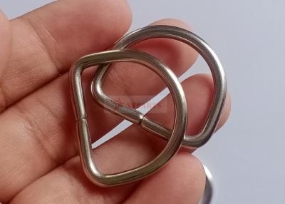 China 25x30mm Metal D Rings For Fabrication Of Removable Insulation Blanket for sale