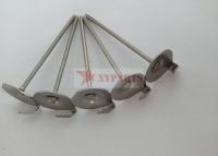 China 14ga Stainless Steel Lacing Anchors Hooks Washers For Thermal Insulation for sale