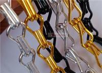 China 2.0mm Aluminium Metal Chain Mesh Curtains For Space Partition for sale