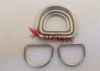 China SS D Type Lacing Rings With Insulation Accessories For Removable Blankets for sale