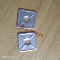 China 63.5 MM Square Shape Metal Speed Clips For Fixing Insulaton Metal Nails for sale