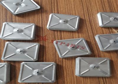 China Fast Fixing Square Metal Speed Clips With Different Size For Insulaton Pins for sale