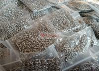 China 5 Inch Cast Iron Chainmail Scrubbers Food Grade Stainless Steel Material for sale