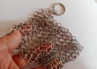 China ODM OEM 1.2mmx10mm Metal Stainless Steel Ring Mesh  As Cast Iron Cleaner for sale
