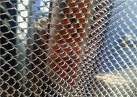 China Silver Color Metal Coil Drapery 1.2mm Used As Office Window Curtains for sale