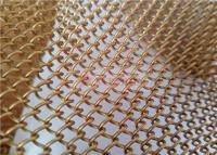 China Corrosion Resisting Coil Metal Mesh Drapery 1.2mm For Interior Decoration for sale