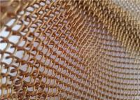 China Corrosion Resisting Coil Metal Mesh Drapery 1.2mm For Interior Decoration for sale