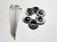 China Solar Panel Metal J Hooks With Washers To Fix Mesh To Keep Birds Away for sale