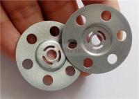 China 35mm Round Metal Insulation Discs Washers For Wall And Ceiling Fixings Plasterboard for sale
