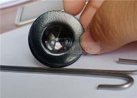 China 30mm Stainless Steel Self Locking Washers Double Side Black Coating To Fasten Solar Panel Clips for sale